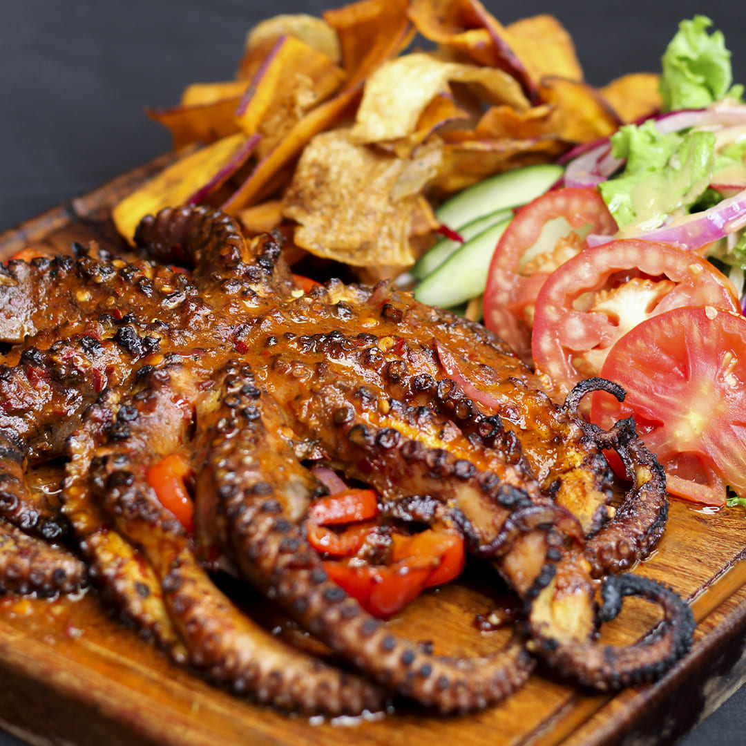Pulpo Zarandeado - Mariscos Viña del Mar